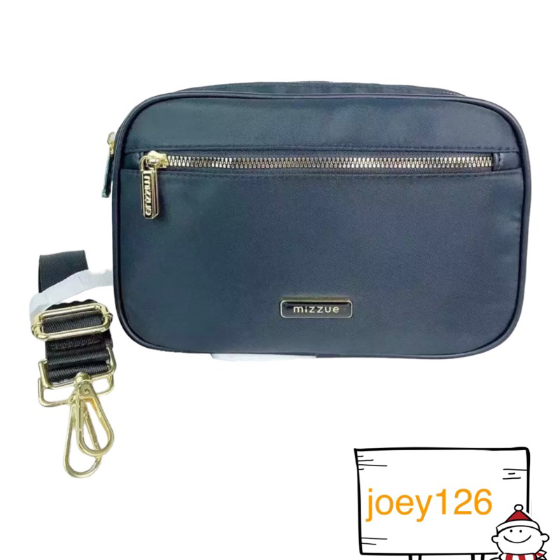 Mizzue 雙層拉鍊尼龍側背包 台灣現貨 防潑水尼龍斜背包 大容量肩背包 女生側背包 春節包包Joey126 | 蝦皮購物