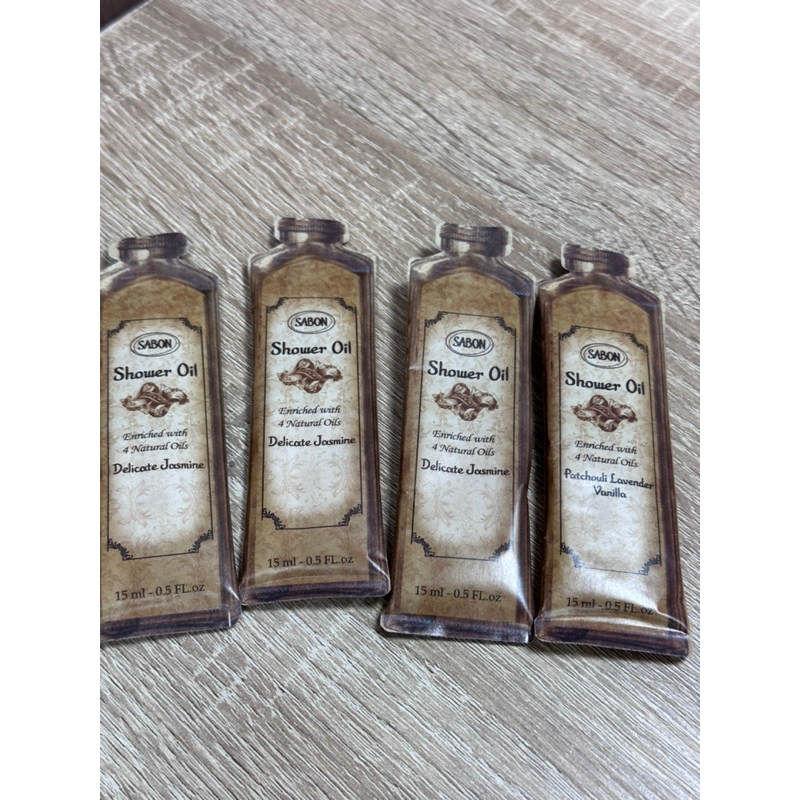 sabon 茉莉花語沐浴油 經典沐浴油 15ml 全新 專櫃 旅行 試用包 小樣 | 蝦皮購物