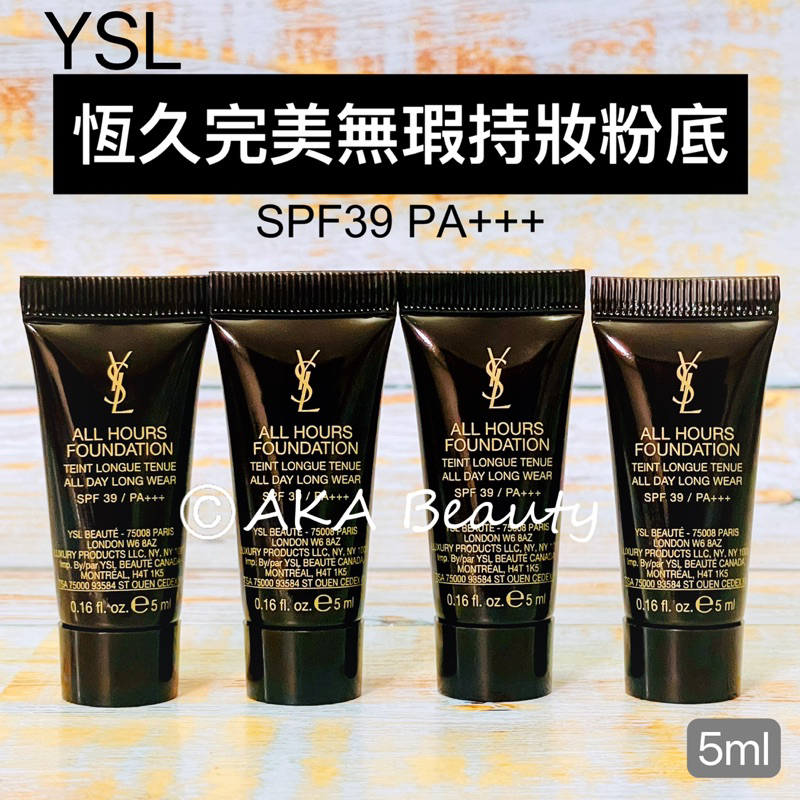 #專櫃小樣#【現貨·電子發票】聖羅蘭YSL-恆久完美無瑕持妝粉底(#LN1、LN4)(1、5ml)，油肌/混和肌~不脫妝 | 蝦皮購物