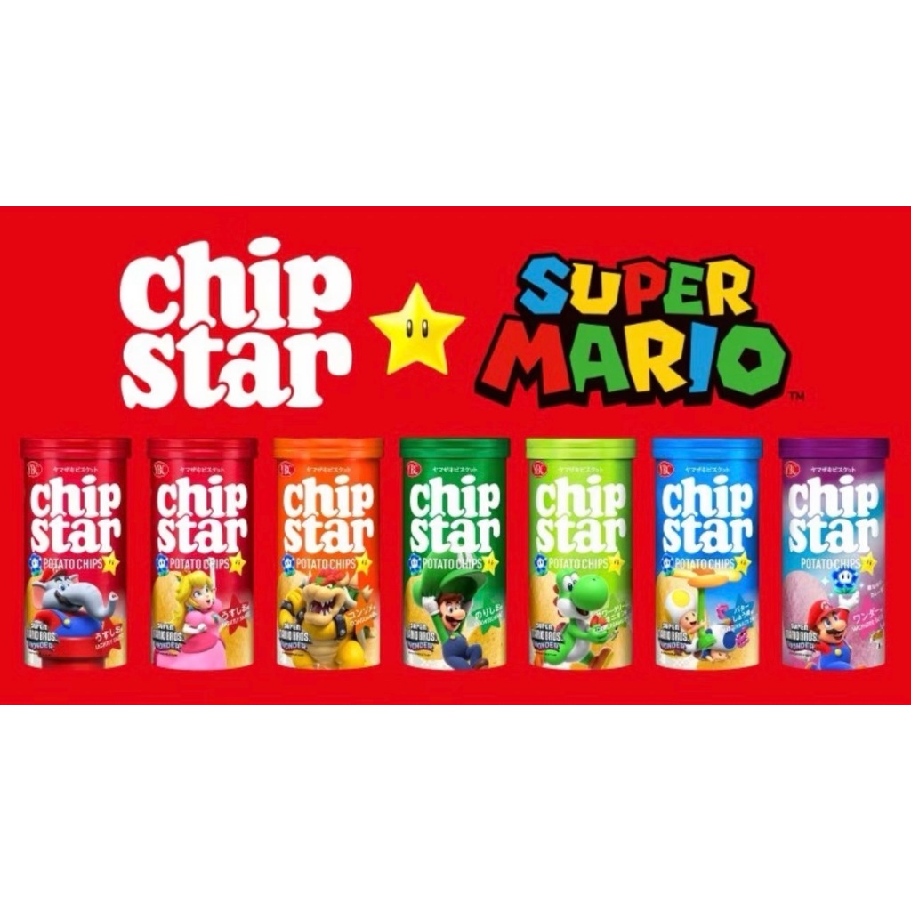 日本 YBC Chip Star X 瑪莉歐 聯名款 洋芋片 45g | 蝦皮購物