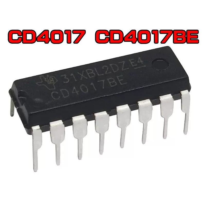 台灣現貨 CD4017 CD4017BE 4017 DIP 6V CD40XX IC代詢代尋 | 蝦皮購物