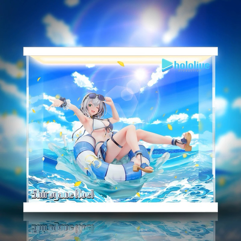 《Yao 挖寶趣》GSC hololive 白銀諾艾爾 泳裝Ver. 團長 PVC公仔 專用展示盒 | 蝦皮購物