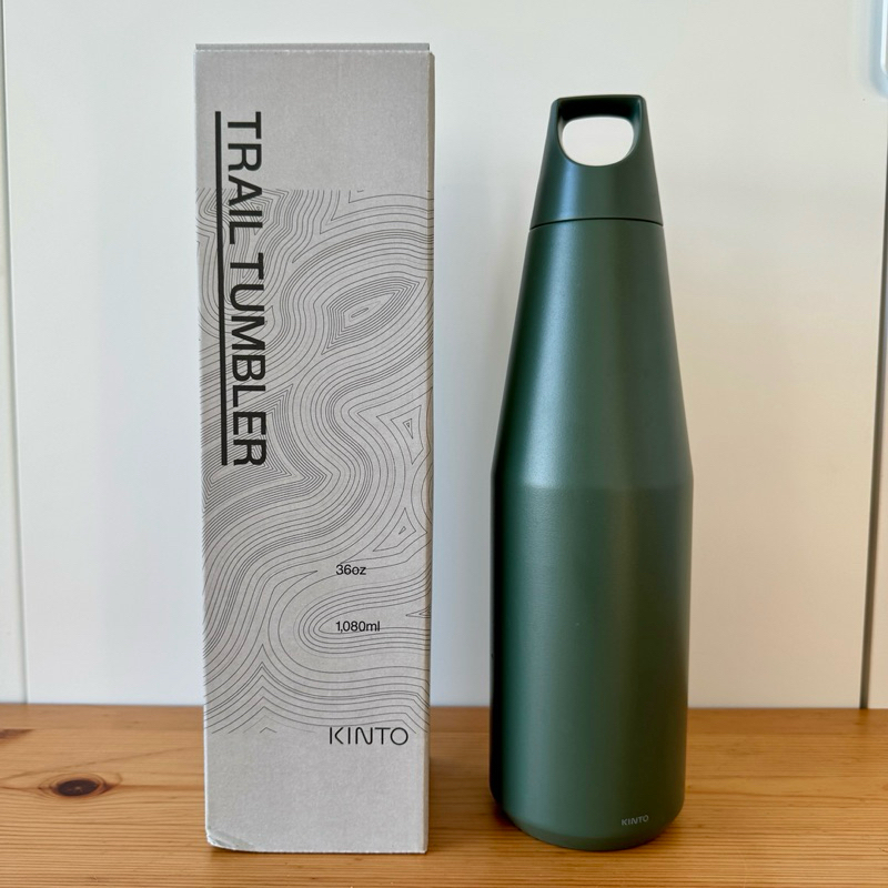 日本 KINTO Trail Tumbler 律動保溫瓶 森林綠 1080ml （二手極新） | 蝦皮購物