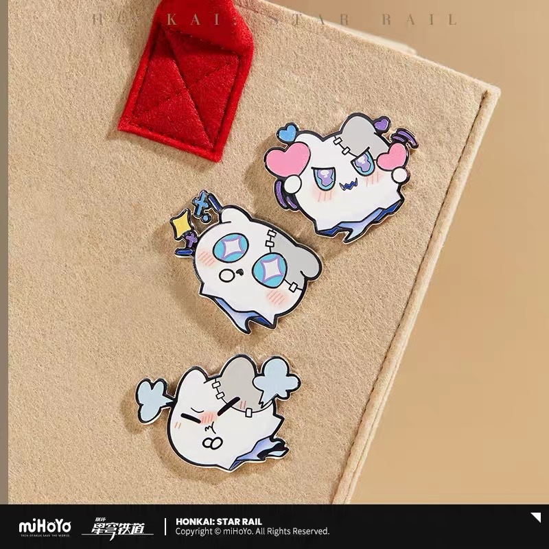 【米哈遊 崩壞：星穹鐵道】嗚嗚一下系列 金屬徽章 Mihoyo 蝦皮購物