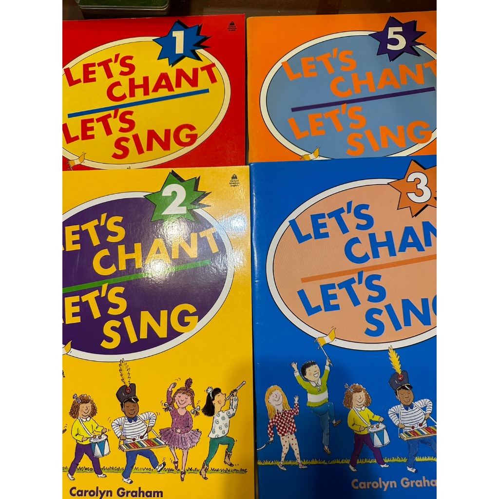 Let's Chant, Let's Sing Book 1、2、3、5(合售)無光碟 | 蝦皮購物
