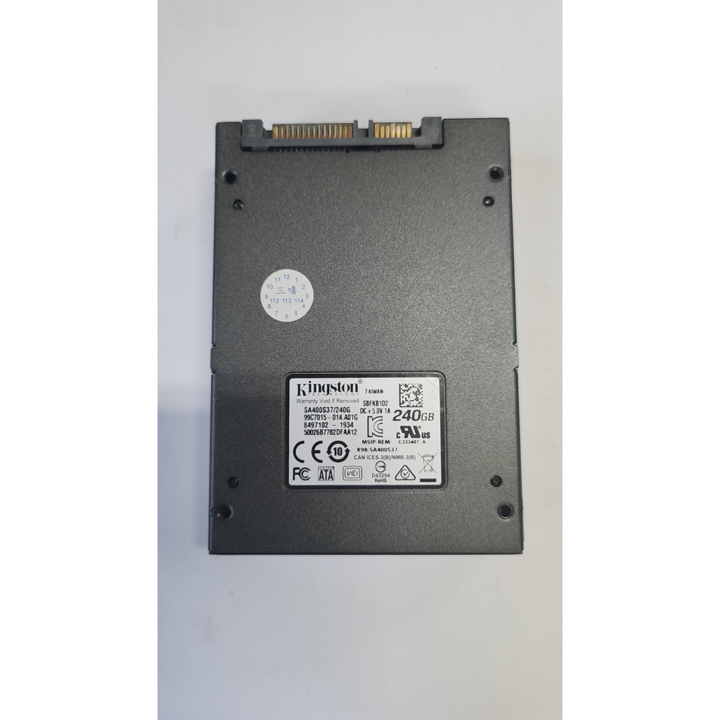 含稅 固態硬碟 金士頓 2.5吋 SSD 240G 240GB 保固1個月 SA400S37/240G 09H967 | 蝦皮購物