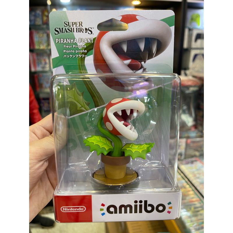 全新現貨⚠️NS Amiibo 食人花 吞食花 任天堂大亂 超級瑪利歐 | 蝦皮購物