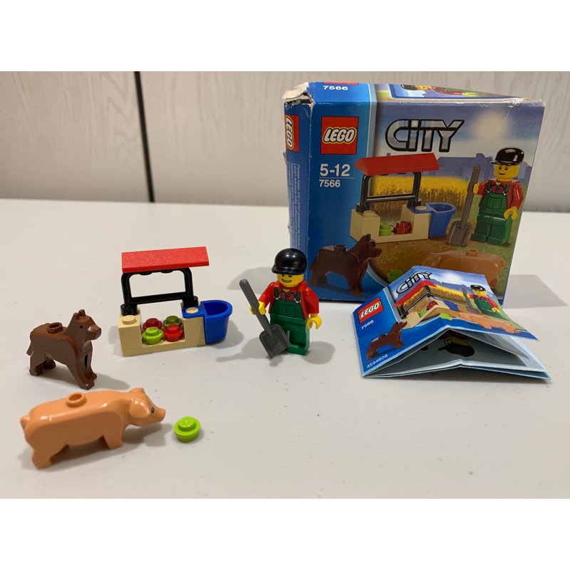 二手 樂高 LEGO 7566 農場的農夫 絕版 | 蝦皮購物