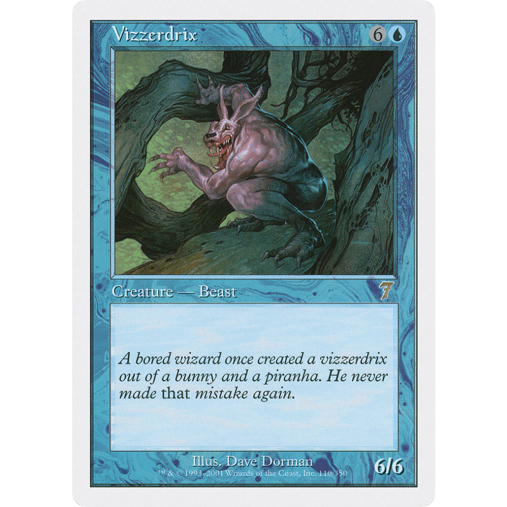 MTG 魔法風雲會 7ED 第七版 #110 [R] 威瑟垂克斯 Vizzerdrix ヴィザードリックス | 蝦皮購物