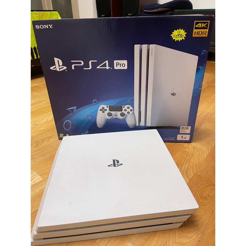 Sony PlayStation 4/PS4 Pro 白色 (二手) | 蝦皮購物