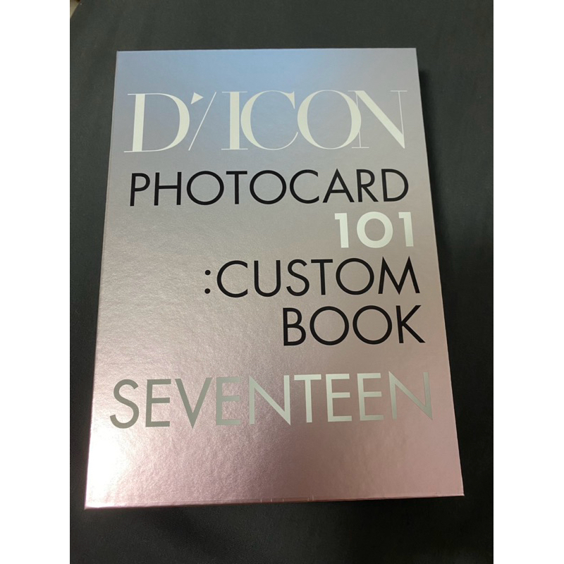 Dicon photocard 101 custom book seventeen | 蝦皮購物