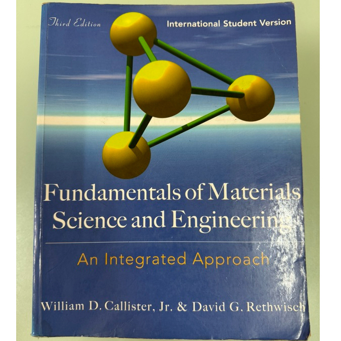 【小太陽】FUNDAMENTALS OF MATERIALS SCIENCE AND ENGINEERING:An In | 蝦皮購物