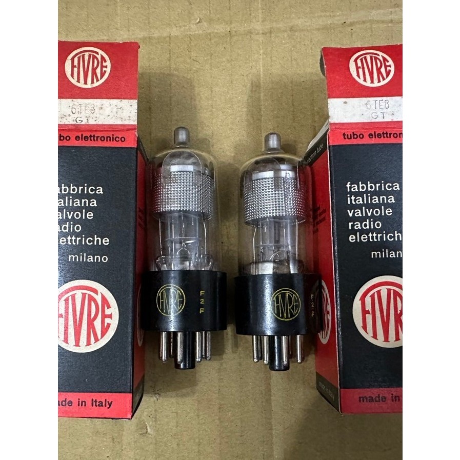 WhiteNoise愛樂人]義大利 Fivre 6TE8 全新 原盒 一對 ( 真空管 擴大機 6TE8GT ) | 蝦皮購物