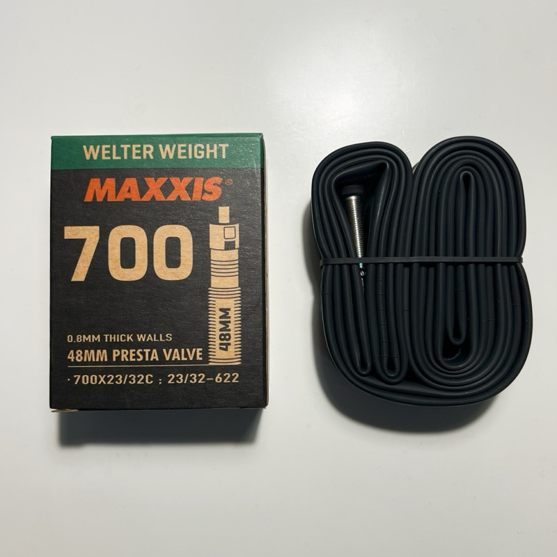 MAXXIS 瑪吉斯 700 x 23到32c 48mm 法嘴 公路車內胎 700c 23C 25C 28C 自行車內胎 | 蝦皮購物