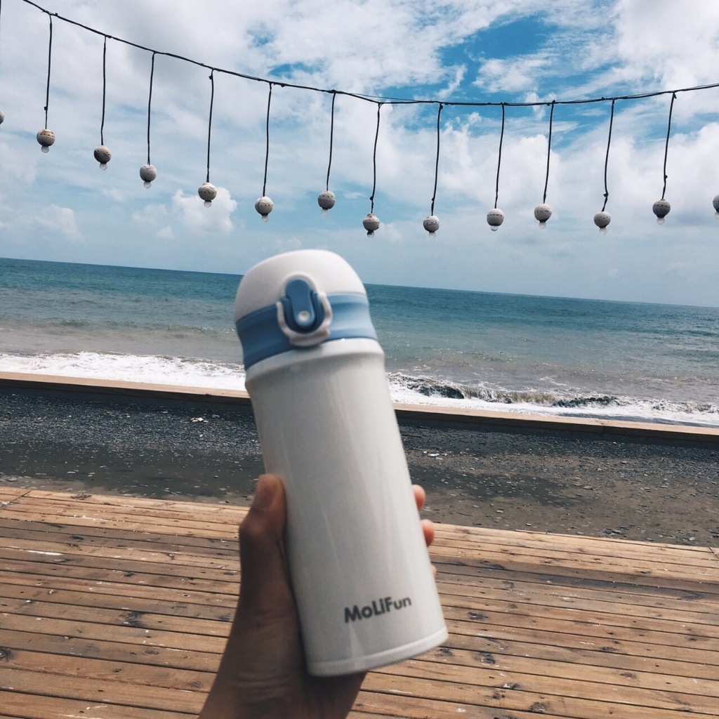 MoliFun 輕量隨行保溫杯-380ml 316不鏽鋼 彈蓋式 | 蝦皮購物