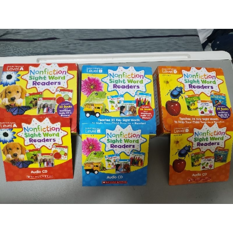 Scholastic-Sight Word Readers Level D盒-490附CD及點讀包-支持小達人點讀筆 | 蝦皮購物