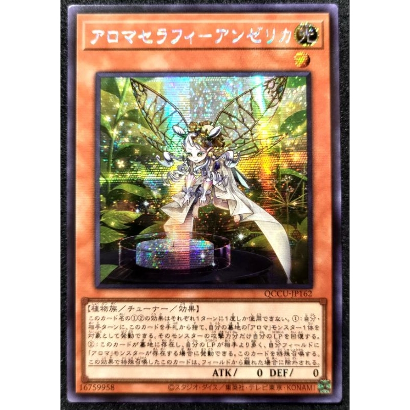 [貓先生の店] 遊戲王 QCCU-JP162 芳香熾天使 歐白芷 (半鑽) | 蝦皮購物
