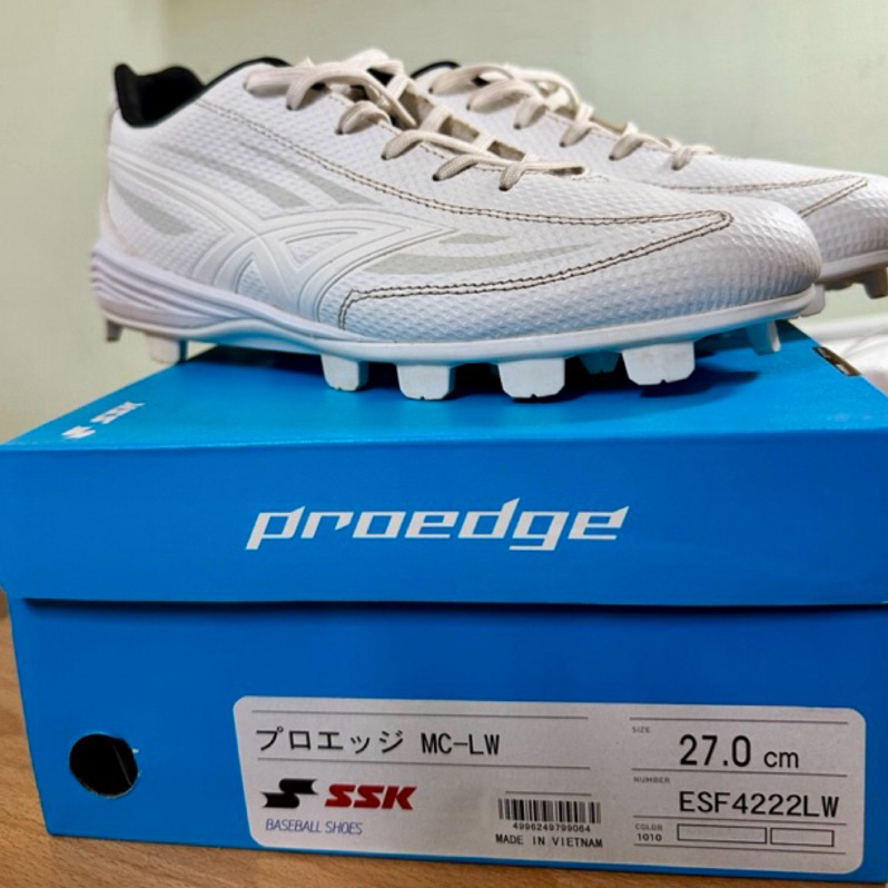SSK 日本進口 Proedge MC-LW棒壘球膠釘鞋 ESF4222LW-1010 | 蝦皮購物