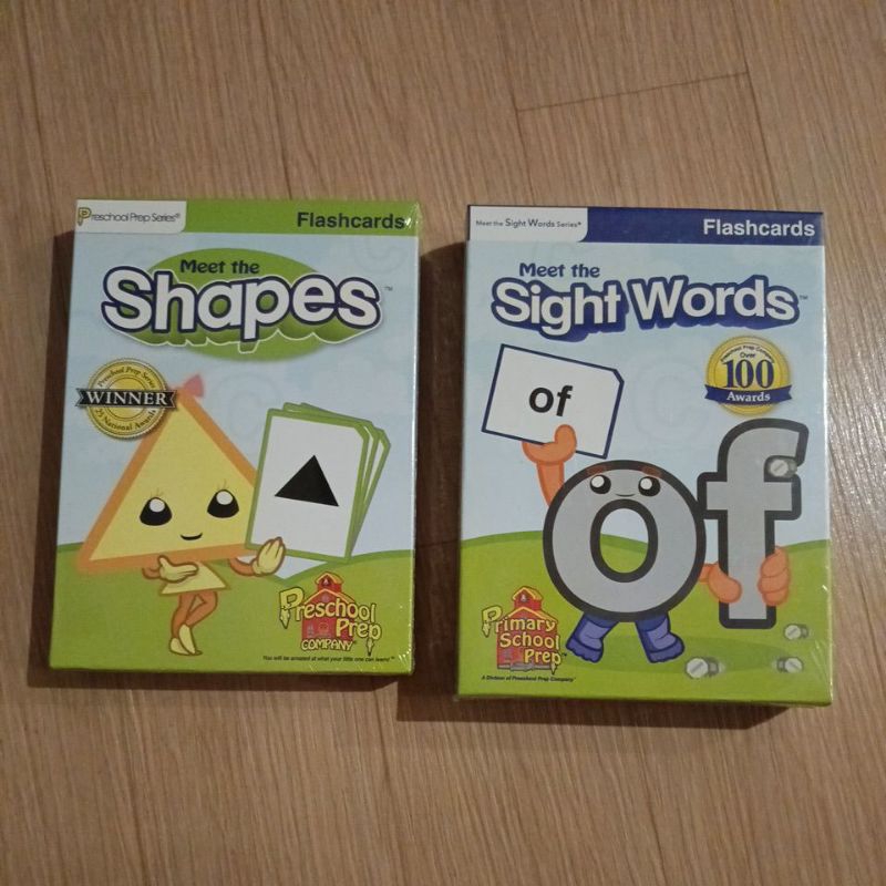 preschool prep 英文閃卡 meet the shapes meet the sight words童書 | 蝦皮購物
