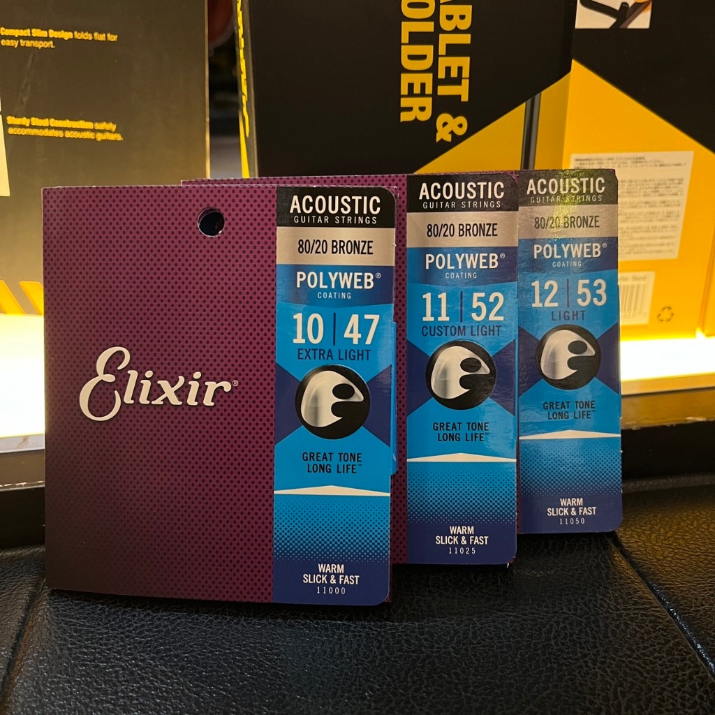 【名人樂器明誠店】Elixir POLYWEB 厚膜系列專區 木吉他/電吉他 都可挑 | 蝦皮購物