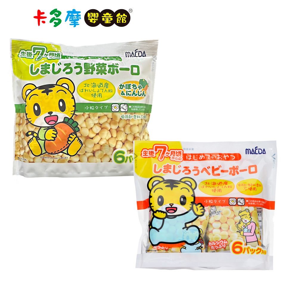 【大阪前田製菓】巧虎蛋酥 原味/蔬菜 6袋入 7M+ 寶寶零食 原廠公司貨｜卡多摩 | 蝦皮購物