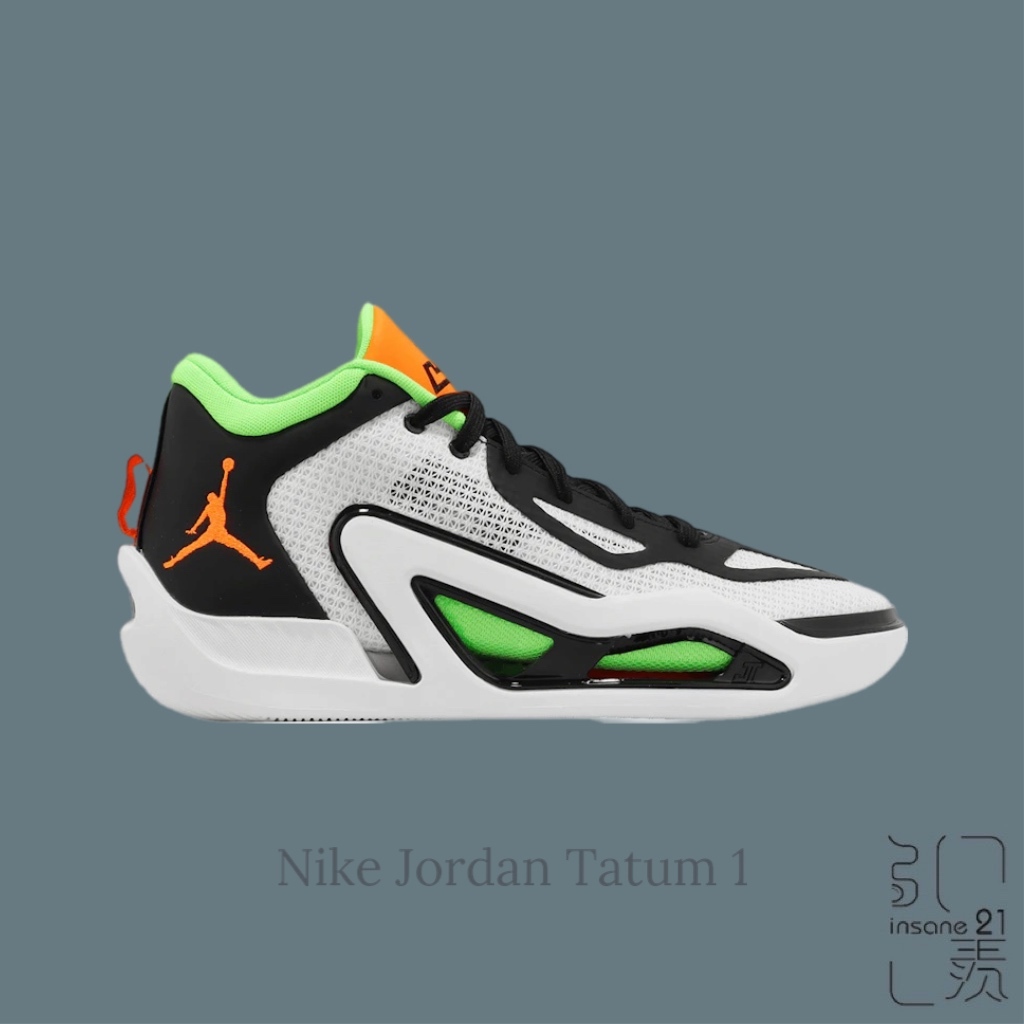 NIKE JORDAN TATUM 1 PF 白黑綠橘 男喬丹 籃球鞋 DZ3330-108【Insane-21】 | 蝦皮購物