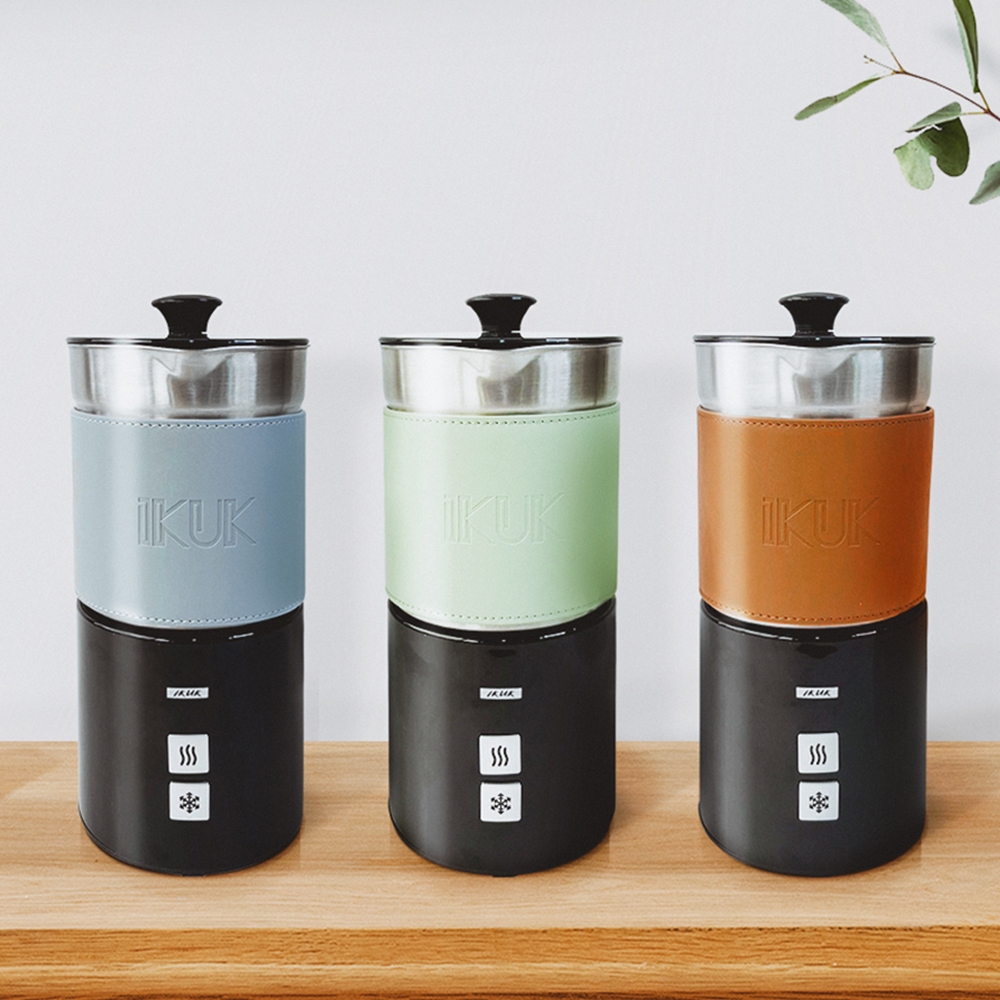IKUK 分離式電動奶泡機 840ml 送 兩用保溫保冷提袋 / 大容量 立體拉花 OK | 蝦皮購物