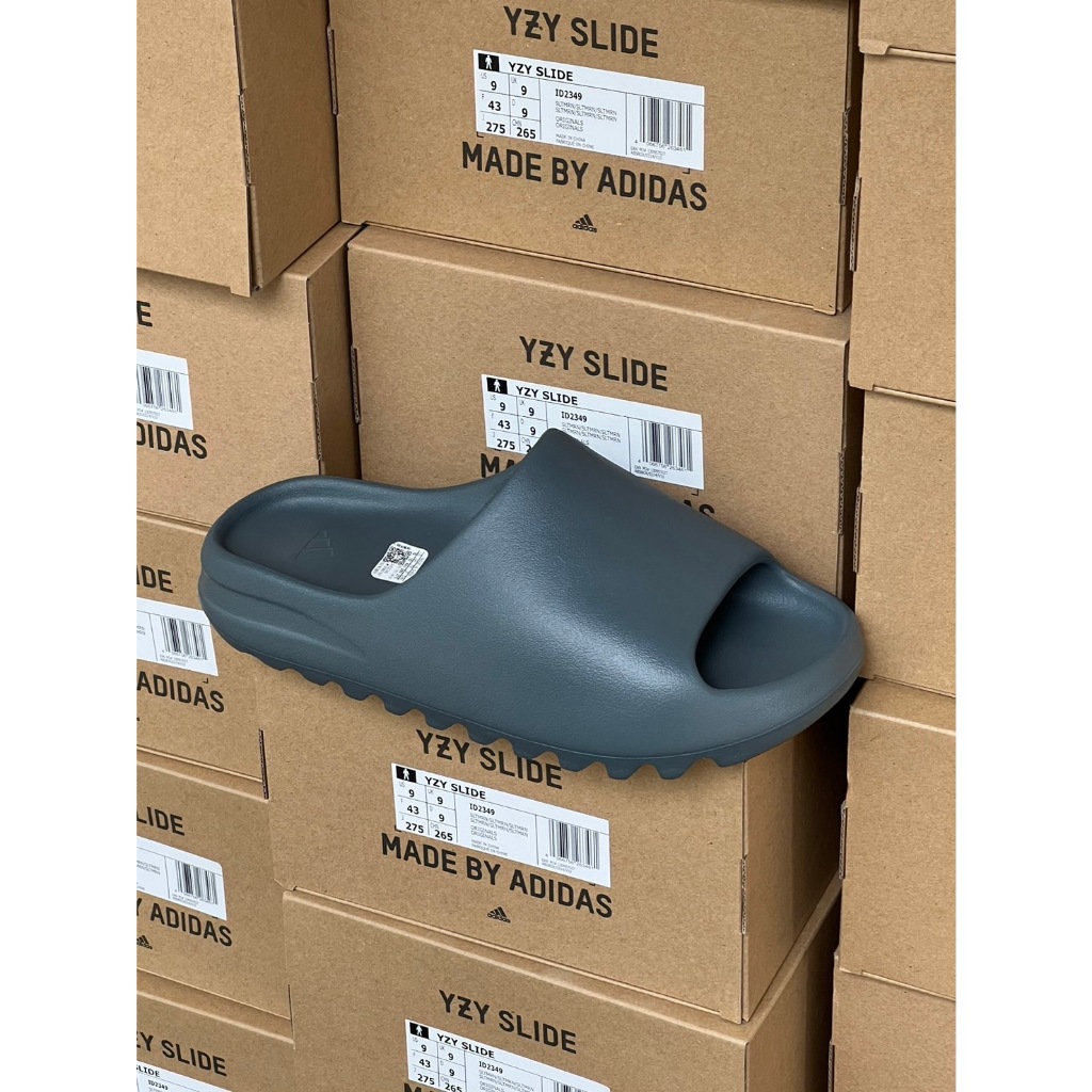 Adidas Yeezy Slide ''Slate Marine'' 深灰藍 ID2349 | 蝦皮購物