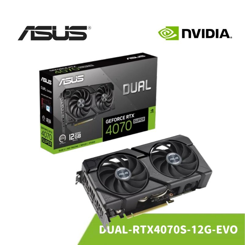 ASUS 華碩 DUAL RTX 4070S 12G EVO 顯示卡 | 蝦皮購物