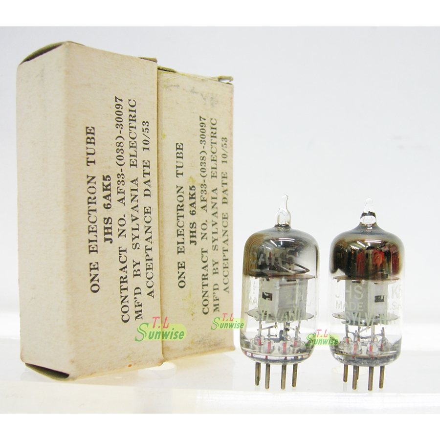 中國 6J1 升級管︽NO:61079 美國 SYLVANIA JHS 6AK5 NIB真空管( 5654 ; EF95 | 蝦皮購物