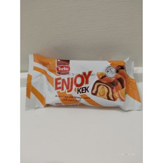 Torku ENJOY KEK 托喀 享用蛋糕 巧克力夾心 柳橙夾心 蛋糕 40公克 | 蝦皮購物