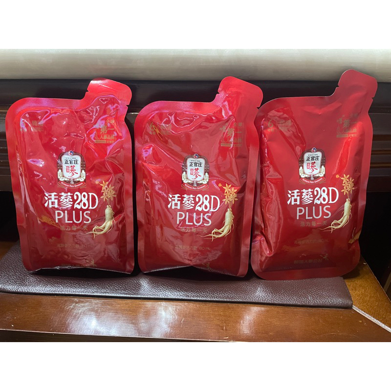 🌻現貨供應🌻韓國正官庄活蔘28D PLUS隨身包 80ml 活蔘28D MACA馬卡飲 50ml | 蝦皮購物