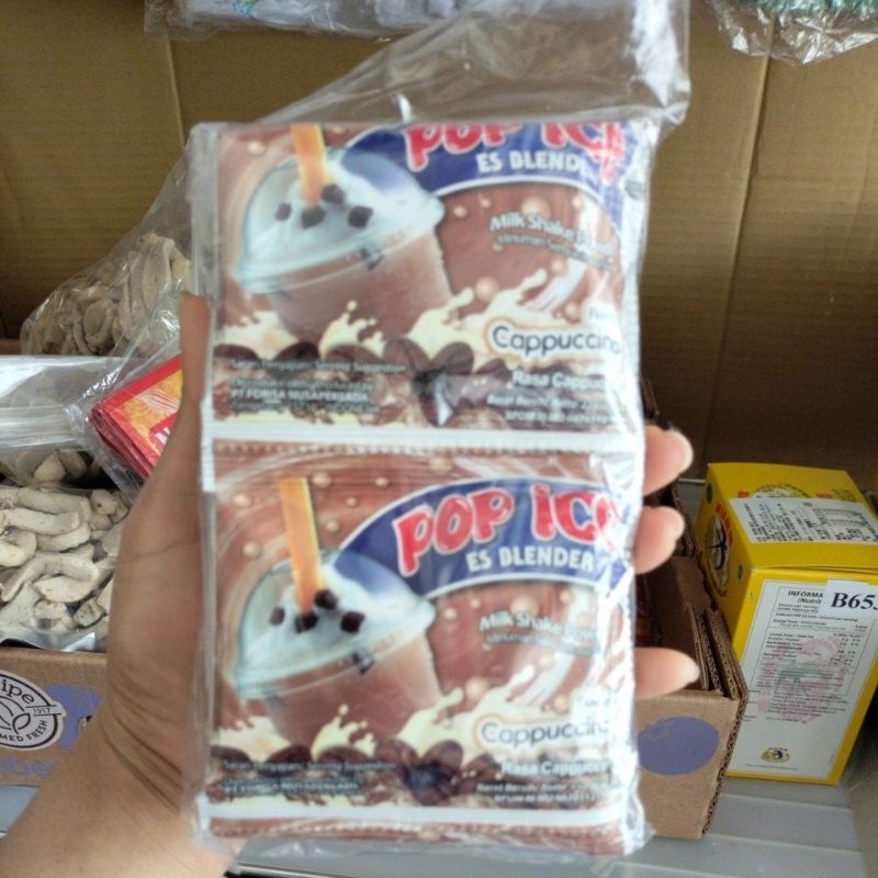 pop ice cappucino isi 10 sachet | 蝦皮購物