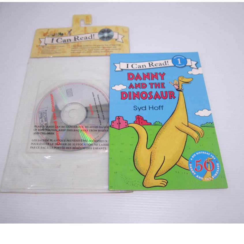 「二手書」(附CD) Syd Hoff I Can Read 1 Danny and the Dinosaur 英文讀本 | 蝦皮購物