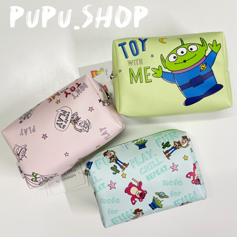 Pupu.shop♡台灣現貨｜泰國MINISO 玩具總動員化妝包 三眼怪化妝包 化妝包 鉛筆袋 | 蝦皮購物