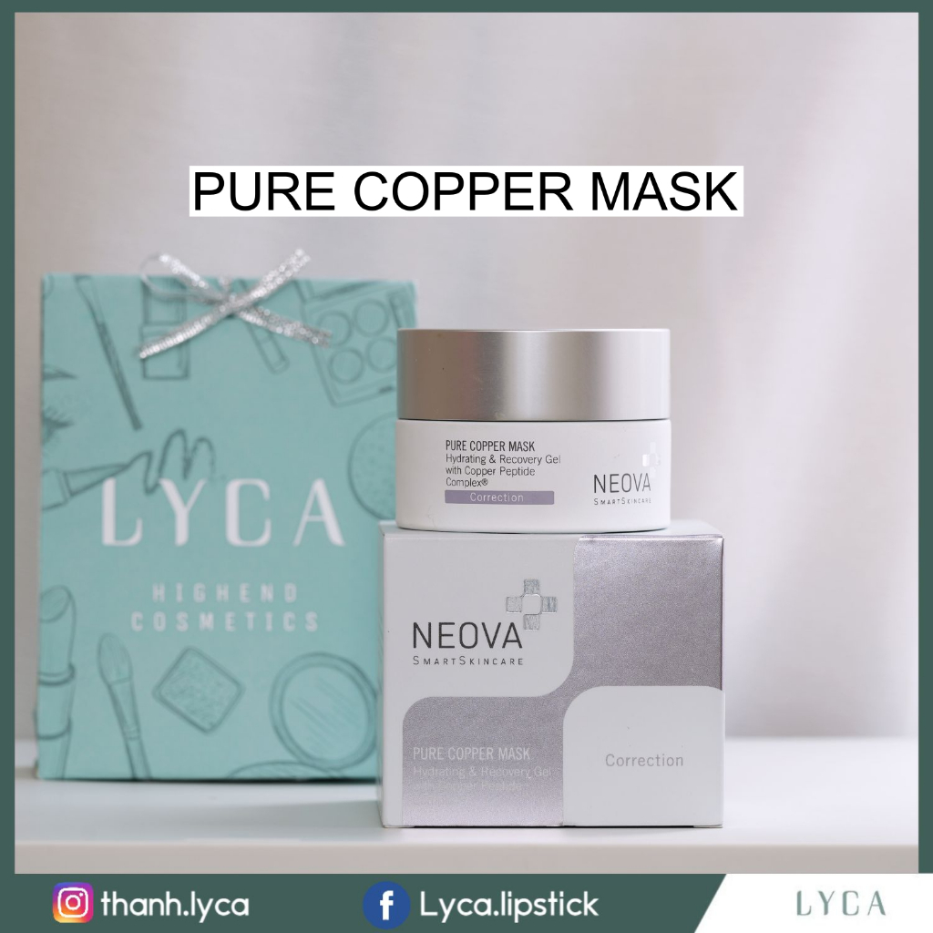 [LYCA] 現貨 美國 NEOVA 純銅面膜凝膠形式 PURE COPPER MASK CORECTION 50ML | 蝦皮購物