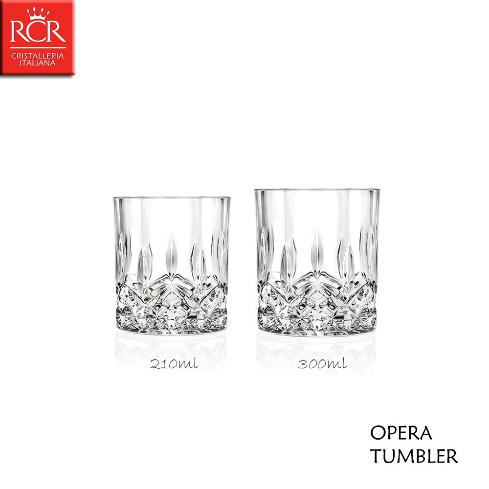 【義大利RCR】OPERA系列 TUMBLER 水晶威士忌杯 210mL 300mL 烈酒杯 調酒杯 DOF 酒杯 | 蝦皮購物