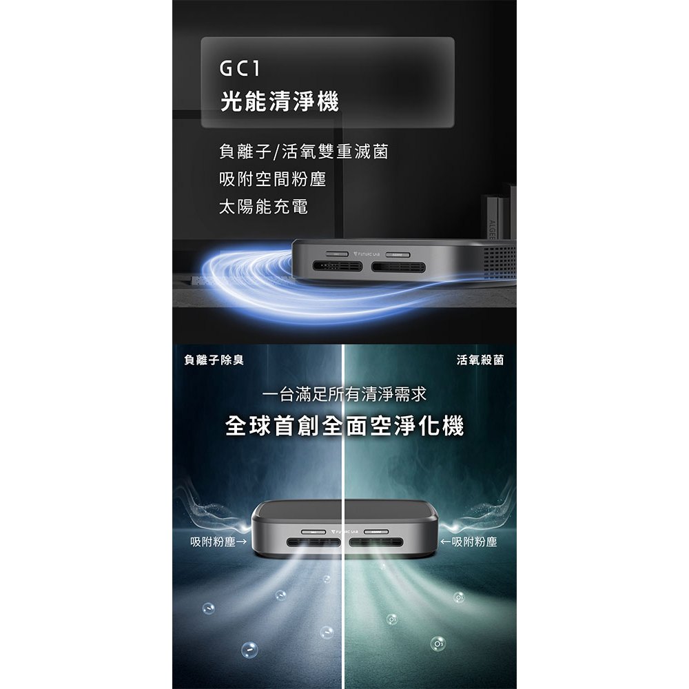【未來實驗室 Future】GC1光能清淨機 〘特仕版〙 清淨機 GC1 光能 家用 車用空氣清淨機 特仕版 車用 | 蝦皮購物
