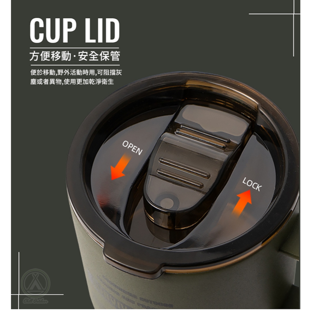 [桃園/新北店面24H出貨]CLS帶蓋雙層握把杯 杯子 環保杯 304不銹鋼杯 啤酒杯 水杯 咖啡杯 露營杯 露營 | 蝦皮購物