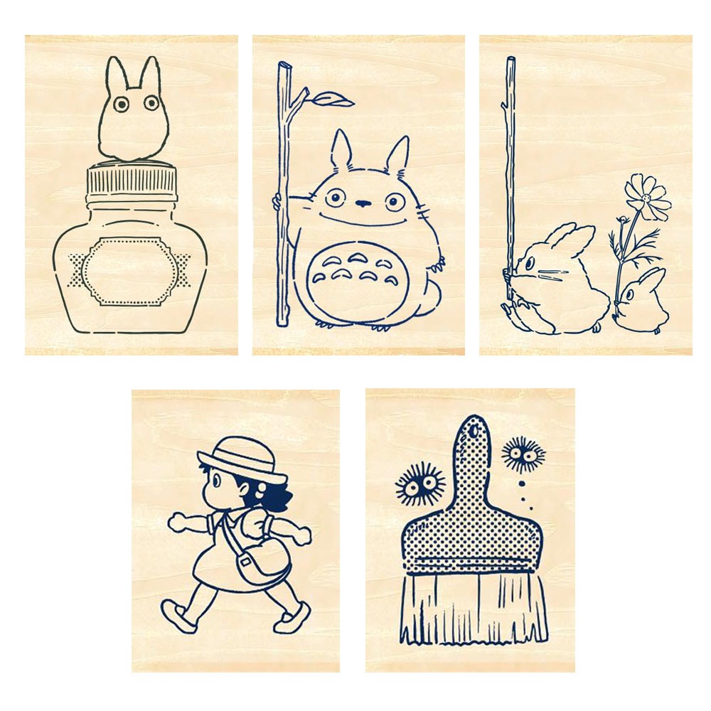 Beverly x 吉卜力 聯名合作款 木質印章 共5款 ( TSW-143~TSW-147 ) | 蝦皮購物