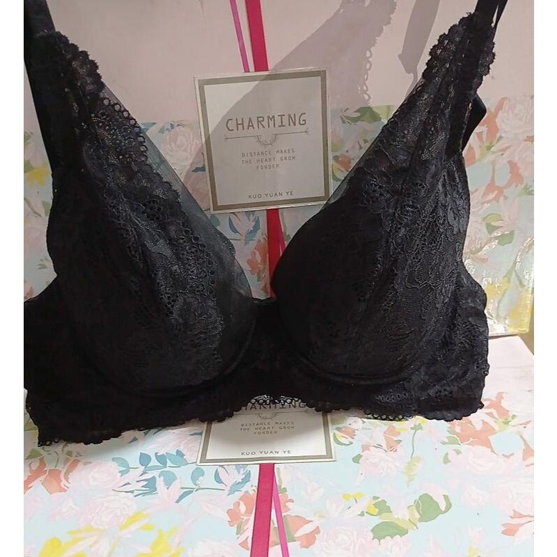 【aimerfeel 】日本專櫃輕透薄紗輕鬆舒適極75B/75C全罩杯單內衣(深黑色)710513-GR | 蝦皮購物