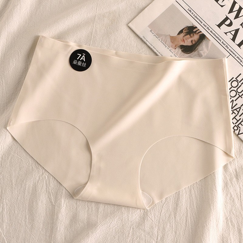 Onedays 7A桑蠶絲 冰絲內褲♥ 一片式中腰無痕冰絲 裸感 女內褲 瑜珈 健身 運動 性感三角褲 學生 C559 | 蝦皮購物