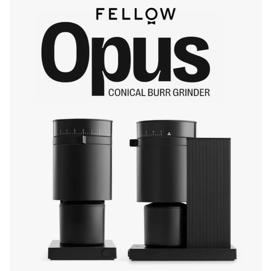 【FELLOW】Opus 新國民磨豆機 黑色/白色 錐刀 公司貨原廠2年保固 | 蝦皮購物