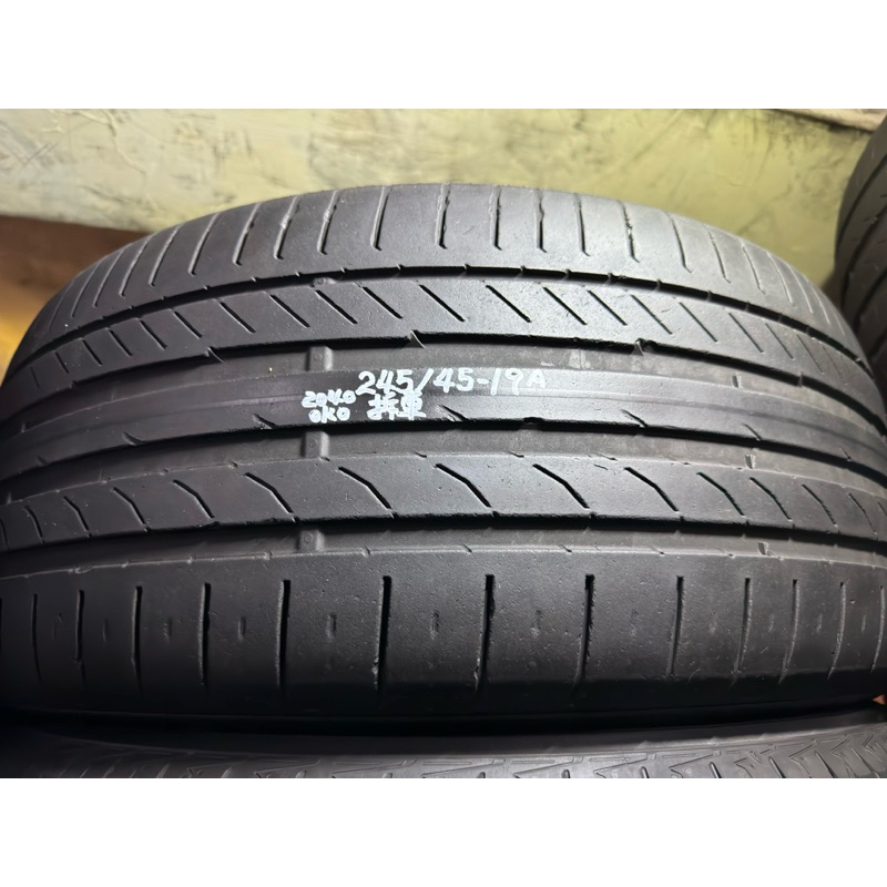 超厚 馬牌 CSC5 245/45/19 兩條6千5 中古胎 2020製 適用於235/50/19 255/40/19 | 蝦皮購物