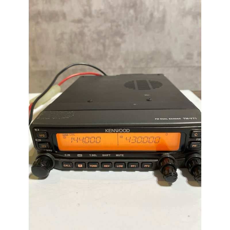 《基隆 揚欣無線電》中古極新KENWOOD TM-V71A無線電雙頻車機 | 蝦皮購物