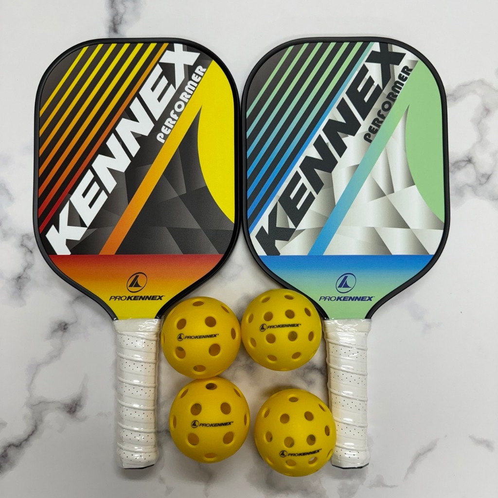 [現貨] [肯尼士] 玻璃纖維匹克球拍組 Prokennex Pickleball Set 室內外皆可使用 | 蝦皮購物