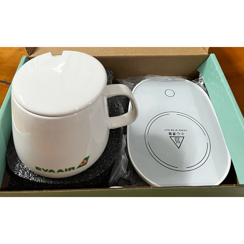 陶瓷保溫杯墊禮盒組/長榮航紀念品 | 蝦皮購物