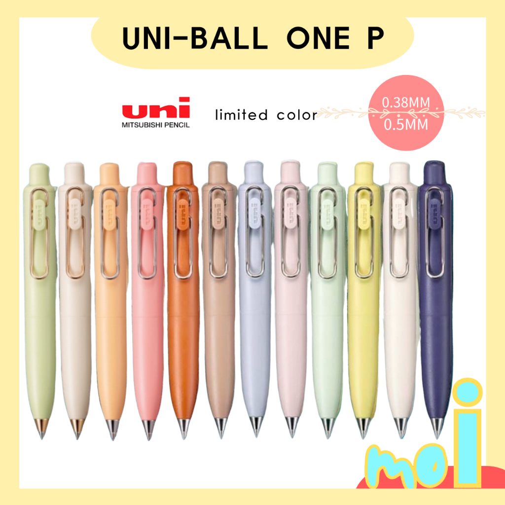 【莫一】自動鋼珠筆【 uni 三菱】 UNI-BALL ONE P (低重心) (迷你口袋 / 胖胖筆) | 蝦皮購物