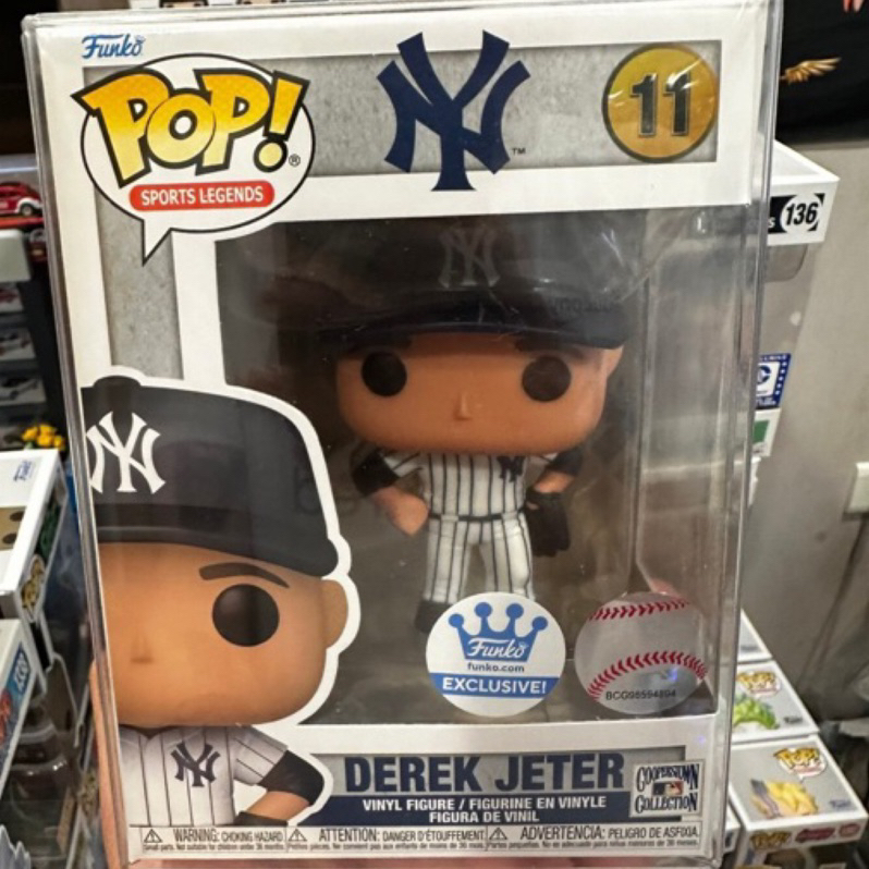 -傑卡玩具- 《美國正版現貨》Funko pop 11 紐約洋基 游擊手 吉特Derek Jeter | 蝦皮購物