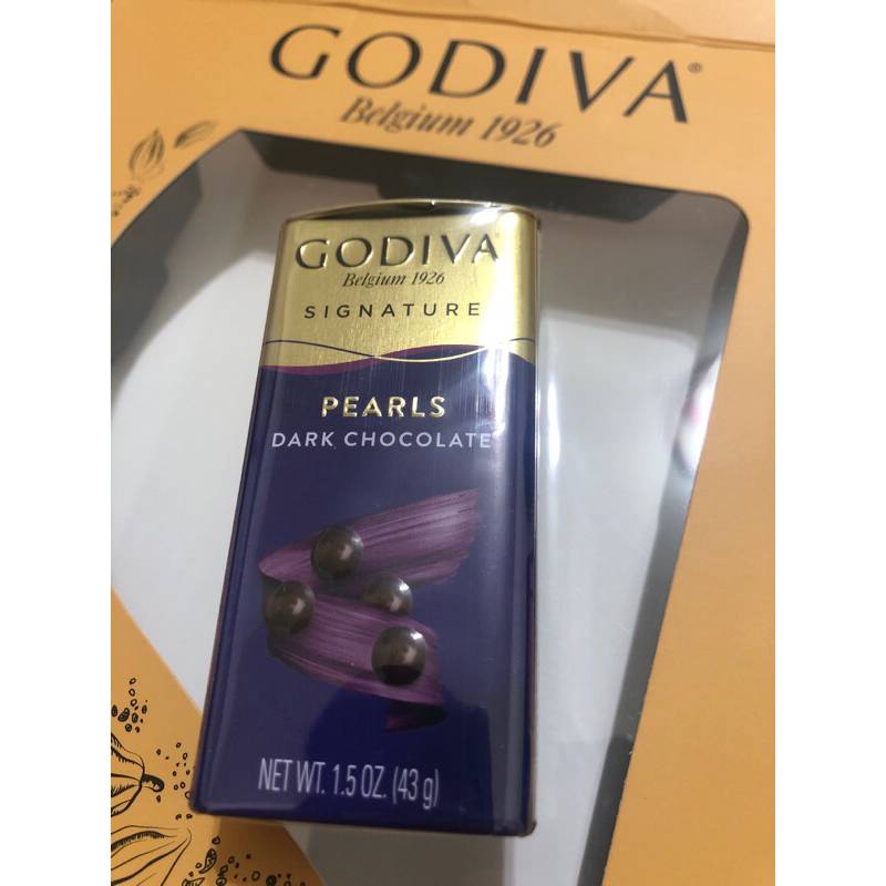 GODIVA 黑巧克力豆 隨身罐 禮盒組 99.3% | 蝦皮購物
